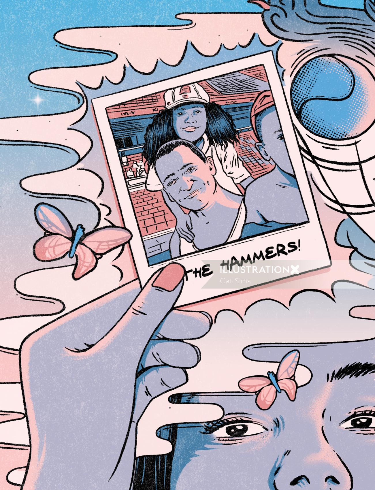 Cat Sims - Pop & Comic Illustrator, UK