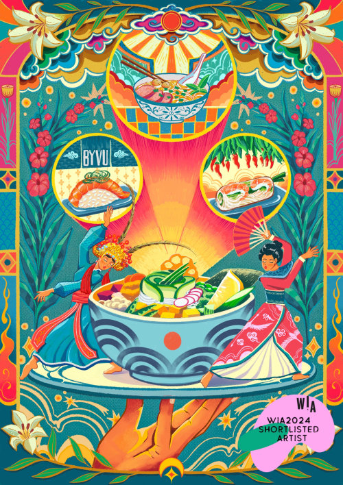 Hoan Phan - Decorative illustrator, Japan