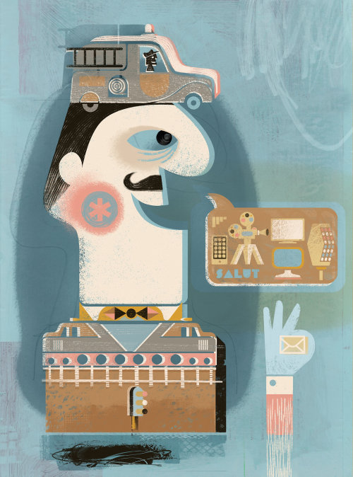 Ian Murray Portfolio de Ilustração - Retro Aficionado Illustrator