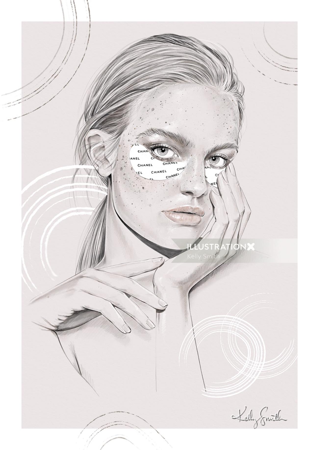 Kelly Smith - Fashion, Beauty, Pencil and Graphic Design Illustrator