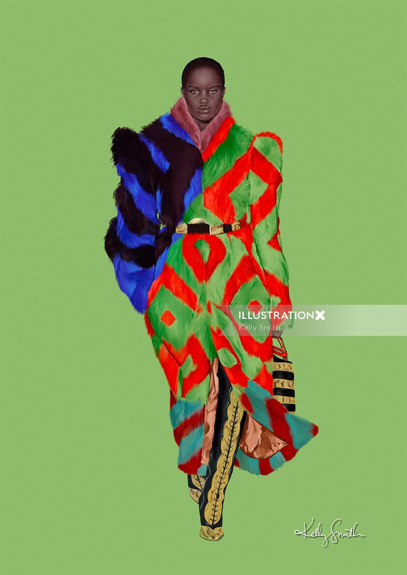 Kelly Smith - Fashion, Beauty, Pencil and Graphic Design Illustrator