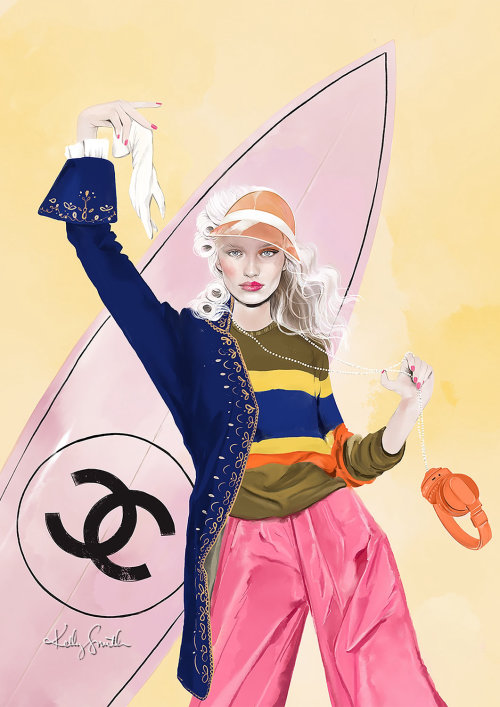 Kelly Smith - Fashion, Beauty, Pencil and Graphic Design Illustrator