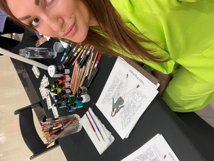 IllustrationX - Ksenia Craven Live Event Drawing portfolio