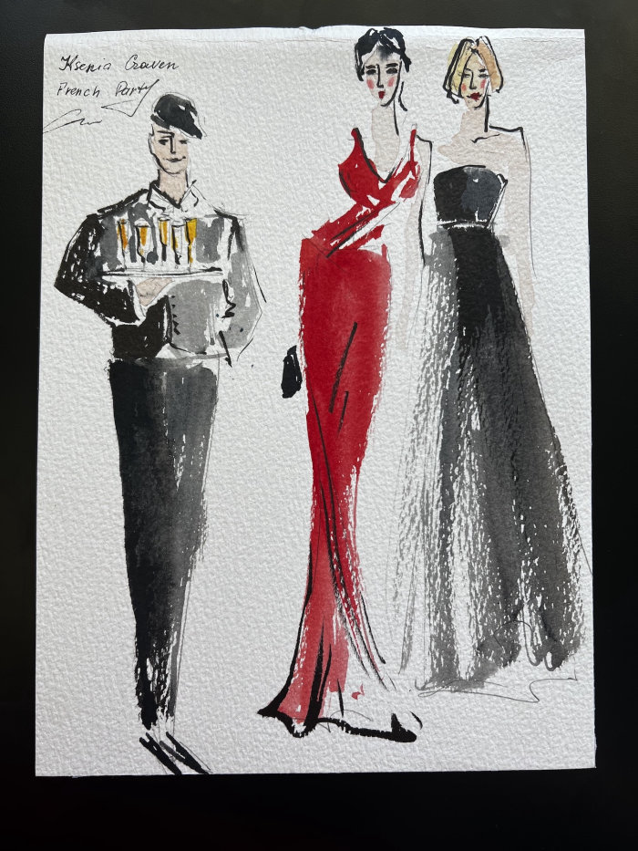 IllustrationX - Ksenia Craven Live Event Drawing portfolio