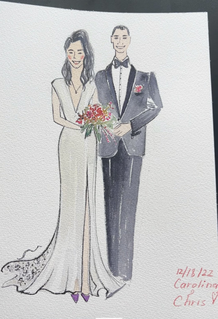 IllustrationX - Ksenia Craven Live Event Drawing portfolio