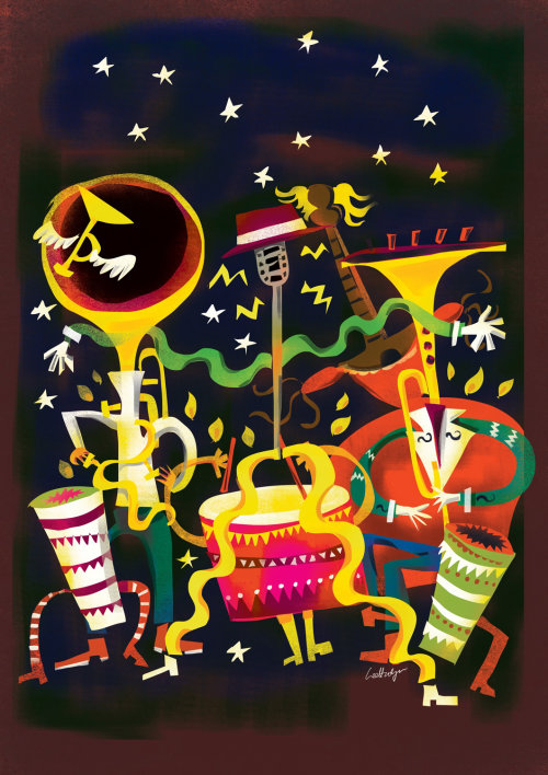 Lee Hodges – Vibrant, Textural & Rhythmic Illustrator