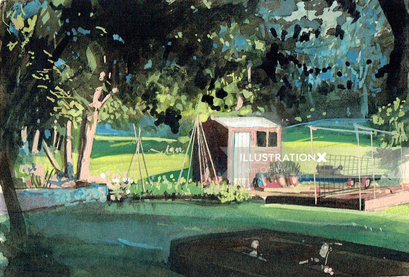 Liam O'Farrel - Architectural & Lifestyle Illustrator, Pilton, Somerset