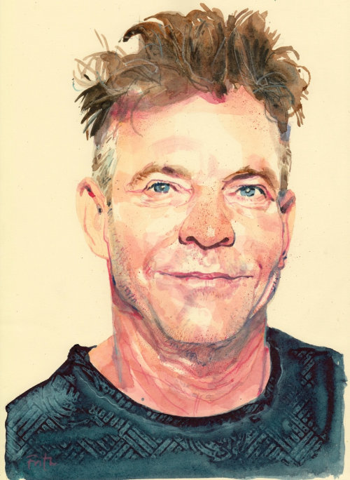 Michael Frith Illustrator - Watercolour, Portraits Illustrations