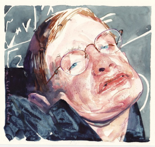 Michael Frith Ilustrador - Aquarela, Retratos Ilustrações