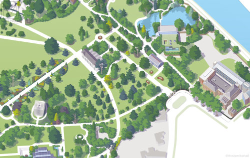 Mike Hall - Map and Architectural Illustrator, London