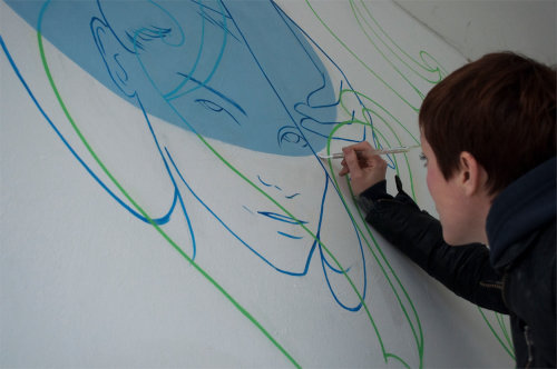 Miss Led (Joanna Henly) Illustrations - Live painter and illustrator