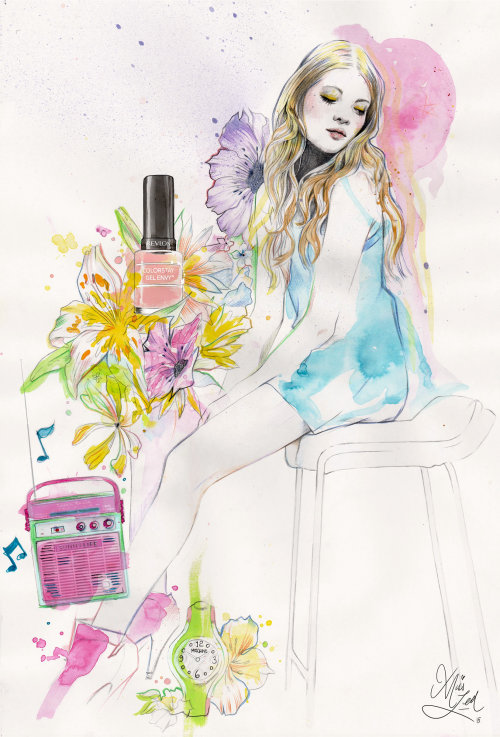 Miss Led (Joanna Henly) Illustrations - Live painter and illustrator
