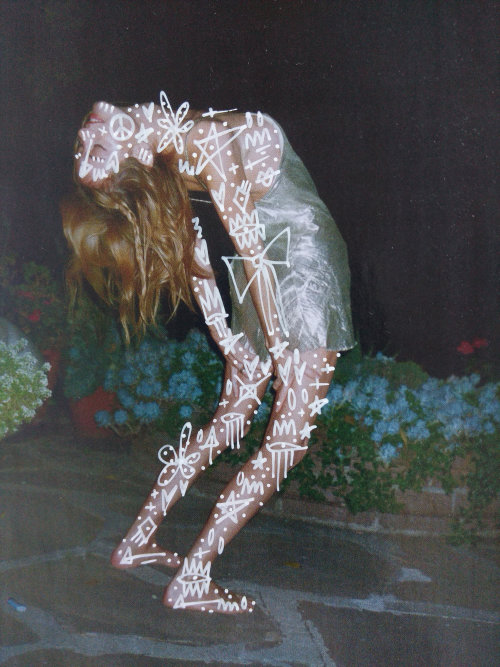 Nadia Flower Scribbles - Fashion Illustrator, New Zealand