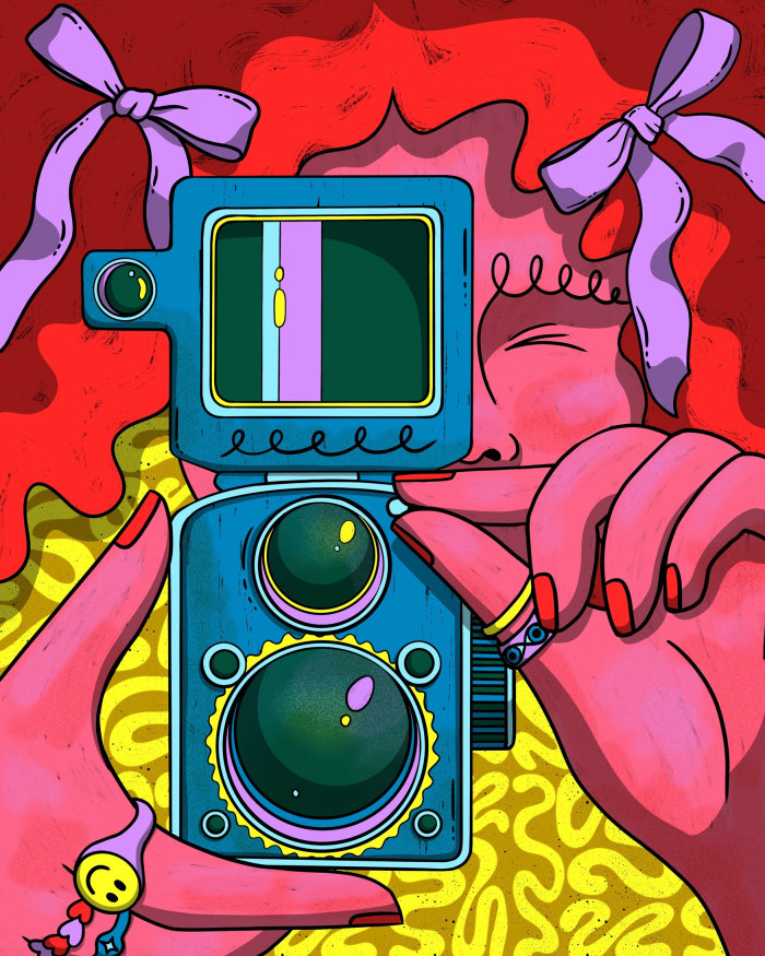 Rachel Winter - Colour and pattern filled Illustrator