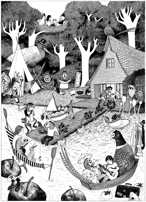 Rohan Eason: Pen and Ink Artist, Black & White Illustrator