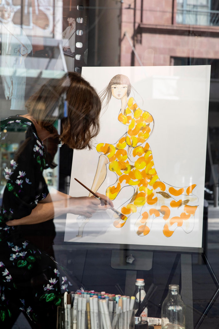 IllustrationX - Sarah Darby Live Event Drawing portfolio