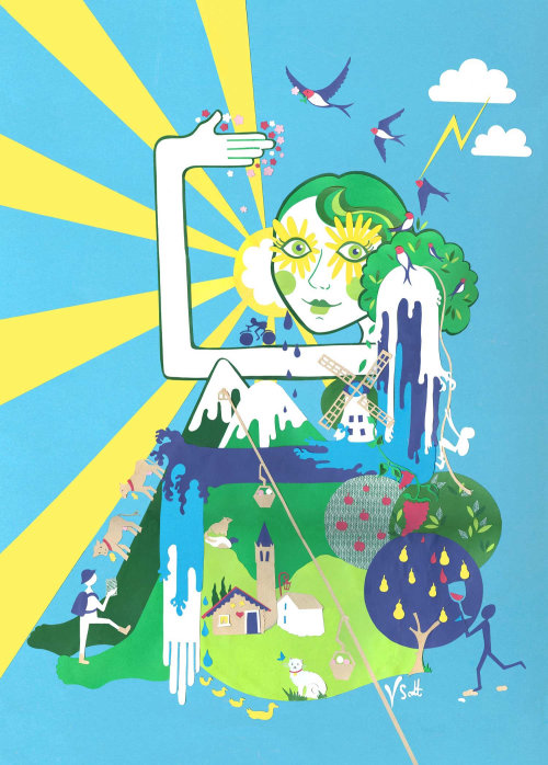 Vicky Scott - Illustratrice Collage, Editorial & Advertising, Royaume-Uni