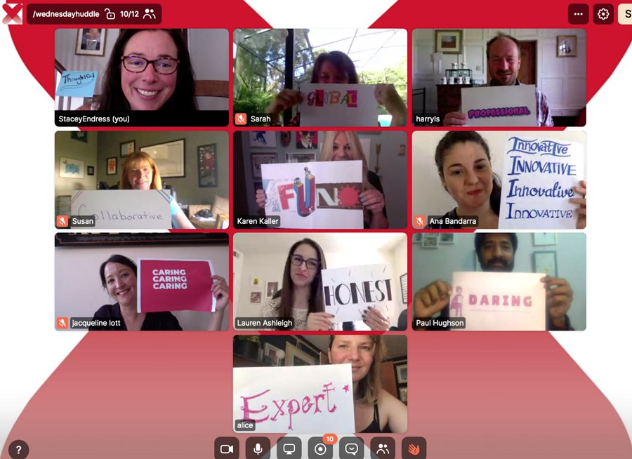 Team IllustrationX and our Wednesday Huddle