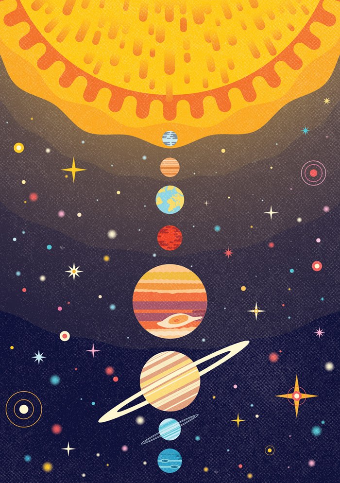 Psychedelic Solar System